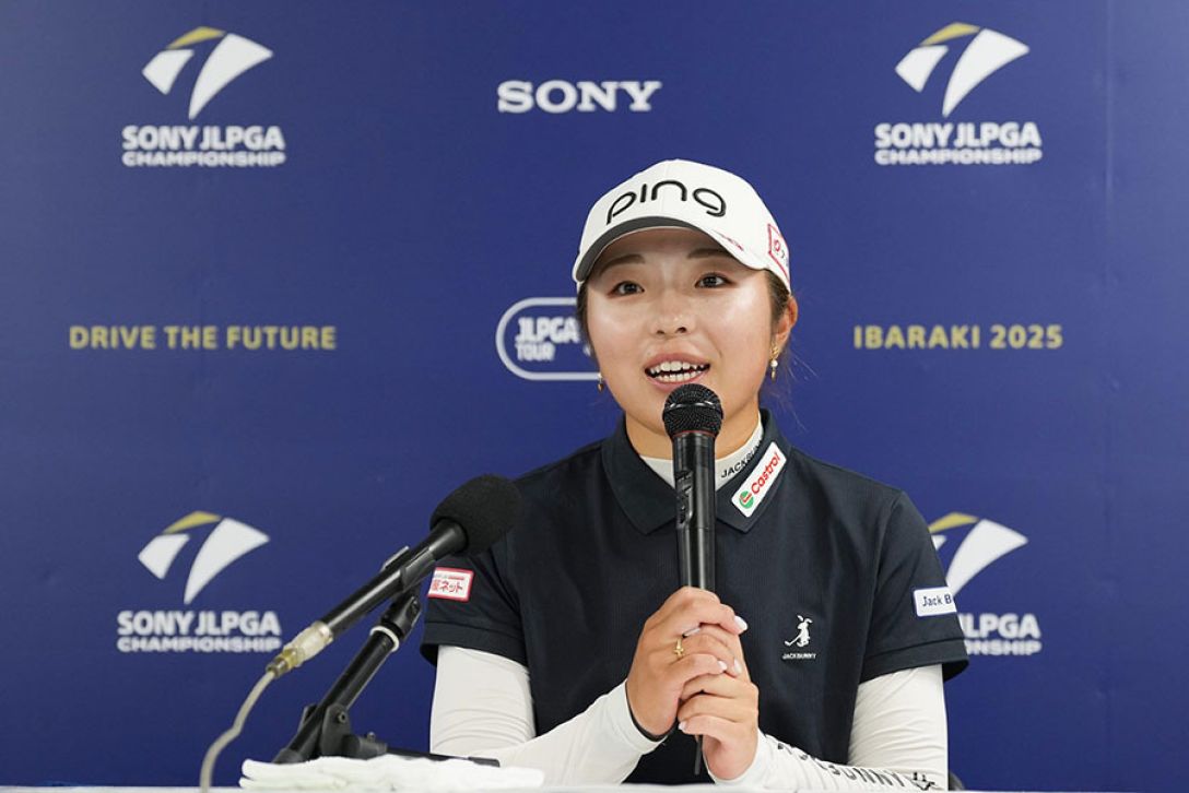 最新情報①－ソニー 日本女子プロゴルフ選手権大会－明日へひとこと｜JLPGA｜日本女子プロゴルフ協会